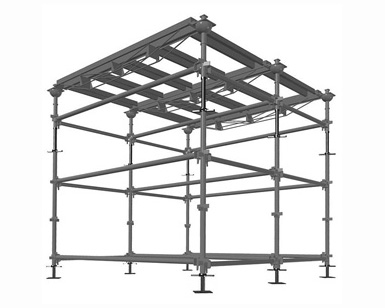 Cuplock with Decking and Infill Beam - Tradex Scaffolding